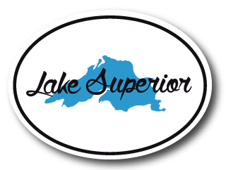 Lake Superior Oval Sticker | Superior Design & Advertising